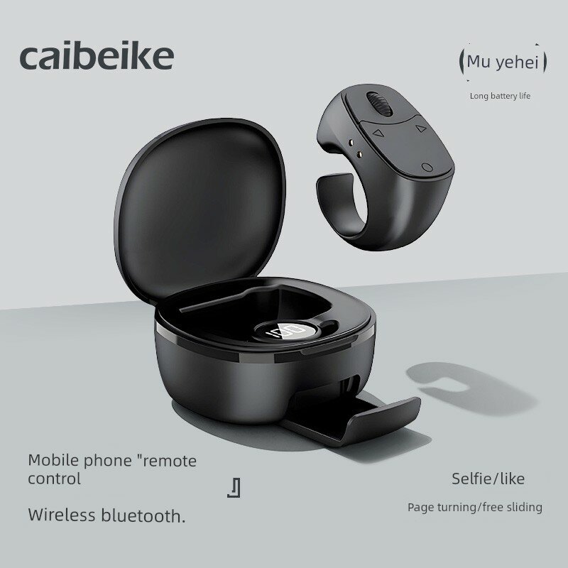 Bluetooth-пульт управления для мобильных: стандартная версия Onyx Black, лево-правое перелистывание, стабильное