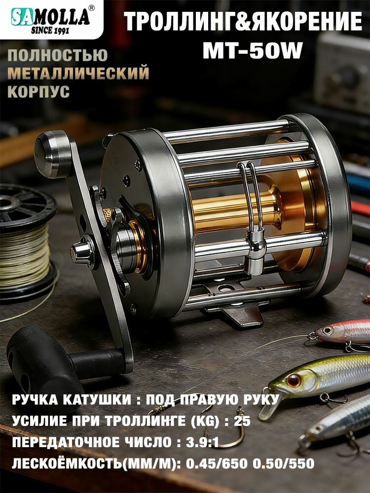 SAMOLLA Катушка, диаметр катушки: 85 мм