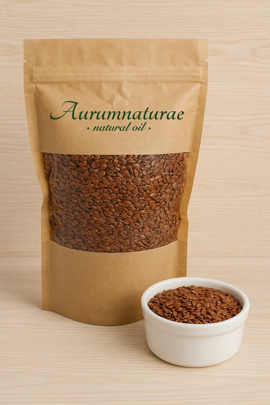 Семена коричневого льна натуральные 300г