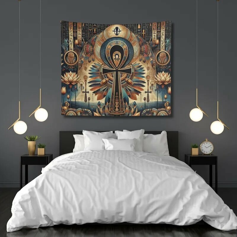 TATB Гобелен "Анкх египетский ключ жизни", 75х100 см, 11x11