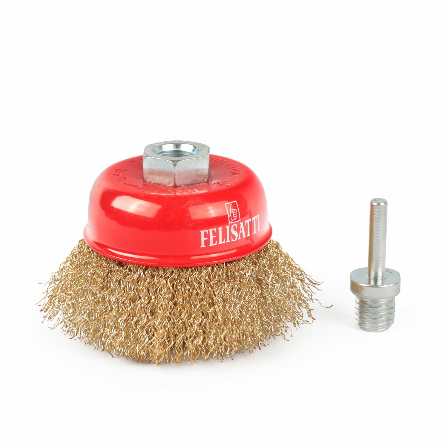 FELISATTI Корщетка чашечная для УШМ гофрированная 0,5/75 латунь 0106.5.0.00