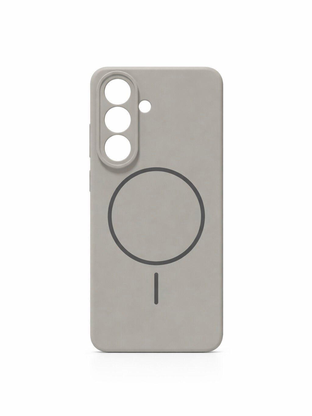 Чехол на Samsung Galaxy S26 силиконовый с MagSafe серый/grey, чехол для Самсунг С26, silicone case