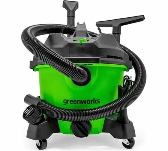 Строительный пылесос GREENWORKS G120WDV