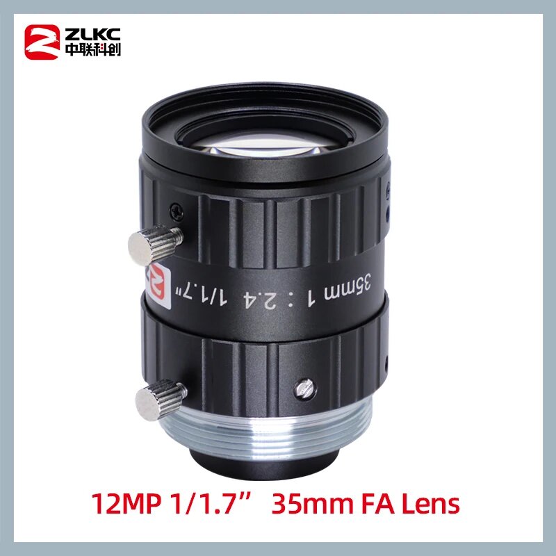 Объектив ZLKC 35mm 1/1.7" 12MP C-Mount