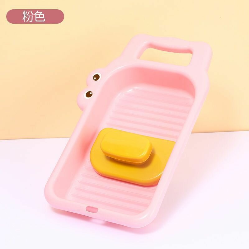 Доска для стирки одежды для домашнего использования, подходит для стирки носков и нижнего белья, компактного размера для общежития, нескользящая, для ручной стирки.