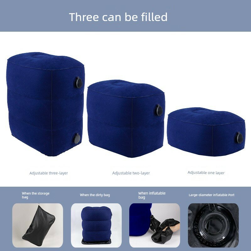 Надувной матрас для детей, для сна в самолете, автобусе, скоростном поезде, для путешествий на автомобиле, матрас для