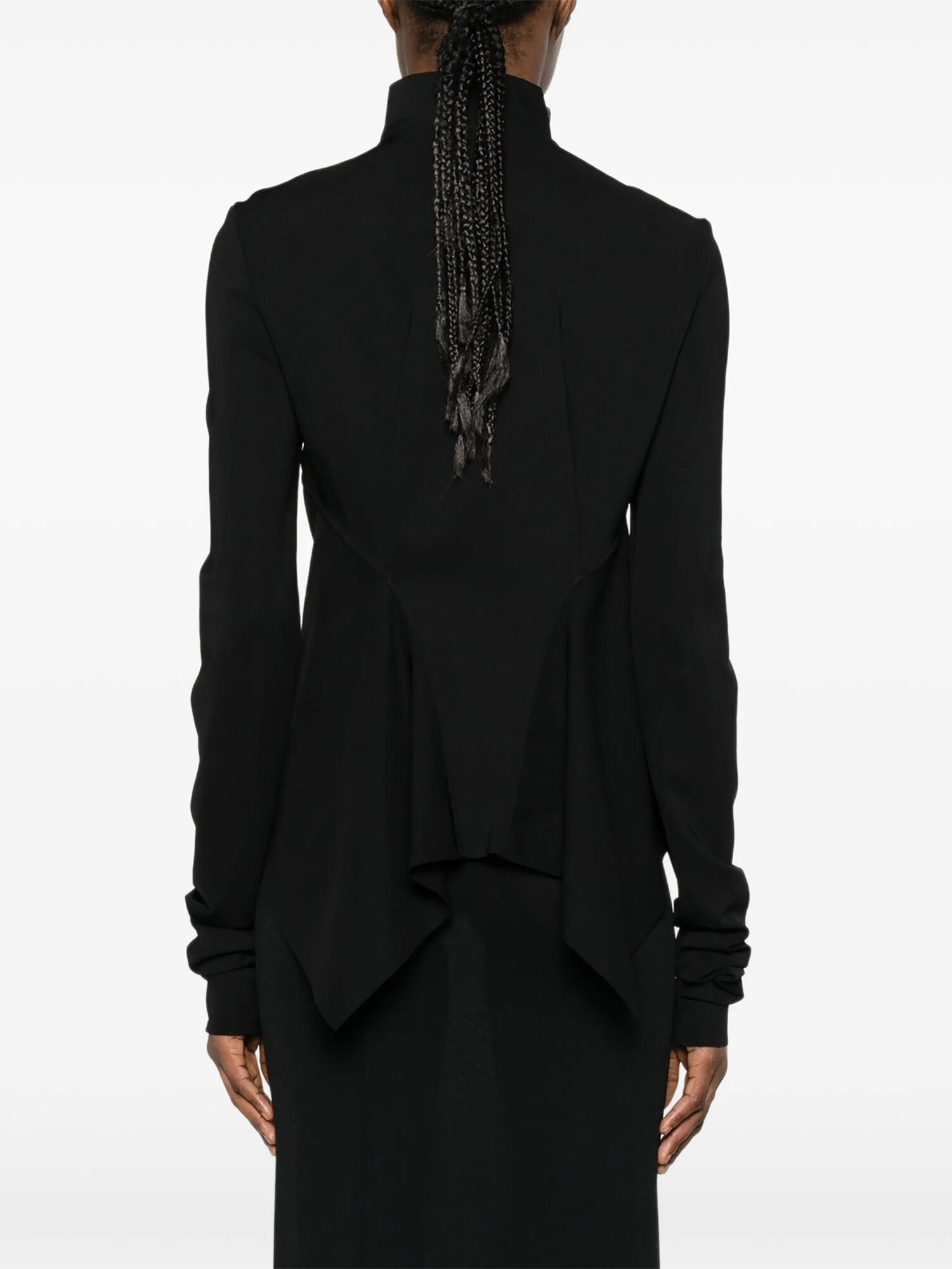 Куртка Rick Owens Lilies Asymmetric zip-up jacket, размер 42 — фото 1