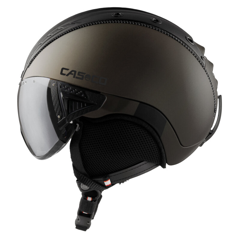 Шлем CASCO SP-2 Carbonic Visor с визором (L (58-60) /07.3753/ Brown + SNOWmask 2 Carbonic Visor)