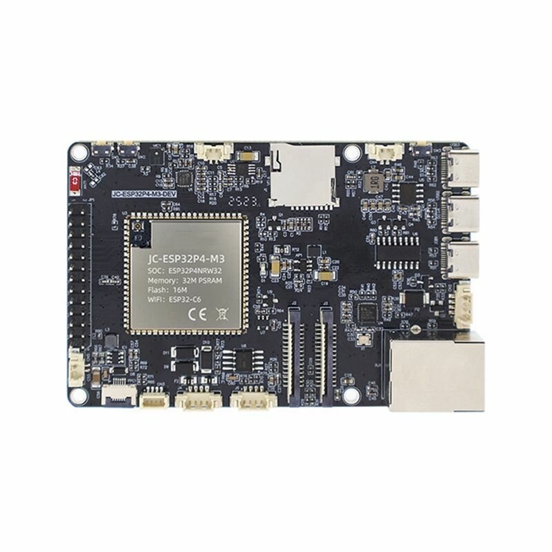 ESP32-P4-Модульная Плата Разработки Модуля С Модулем ESP32-C6 Bluetooth5 Wi-Fi 6 RJ45 Fast Ethernet-Порт Интерфейса