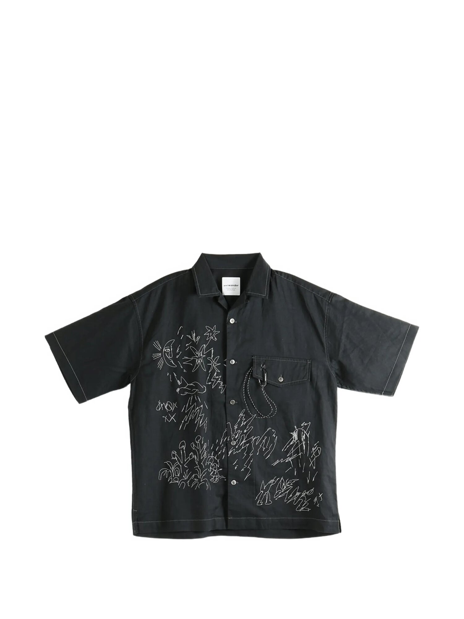 Рубашка Embroidered short-sleeve shirt