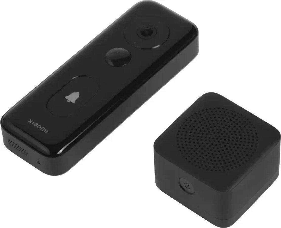 Умный звонок Xiaomi Smart Doorbell MJML07-FJ 3S, беспроводной, влагозащищенный, черный (BHR7068GL)