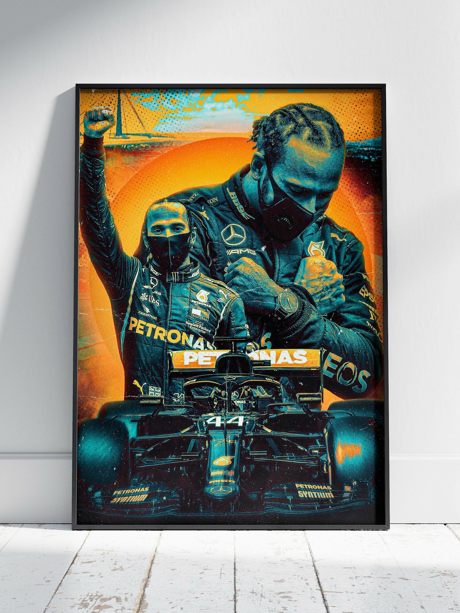 Плакат на стену для интерьера Льюис Хэмилтон (Lewis Hamilton 28) - Постер по спорту и физической активности формата A4 (21x30 см)