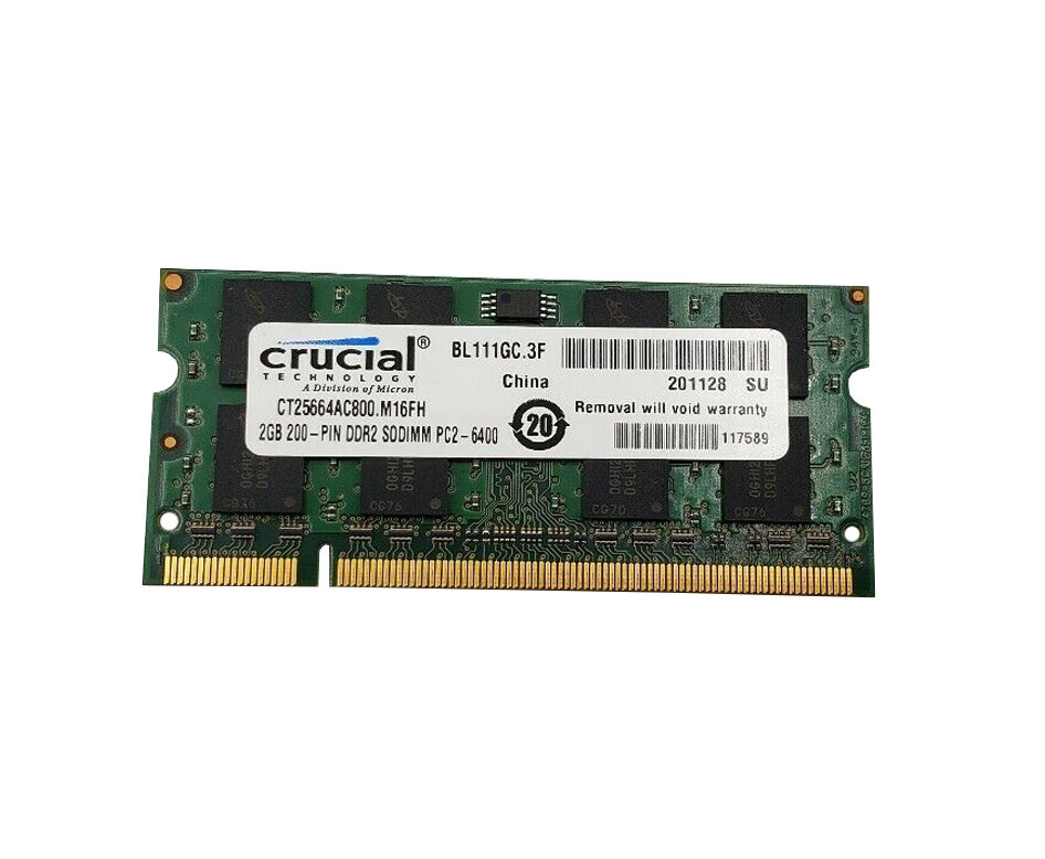 Оперативная память Crucial CT25664AC800. M16FH DDRII 2GB