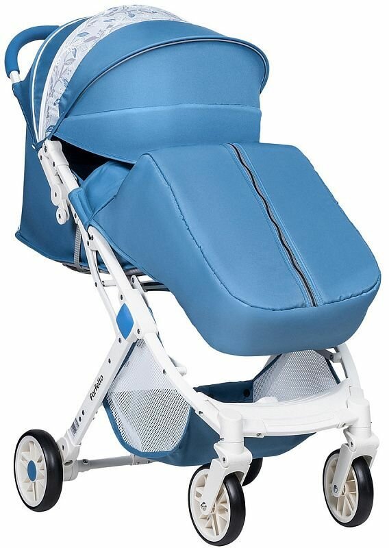 Коляска прогулочная Comfy Go Blue/colorful white frame