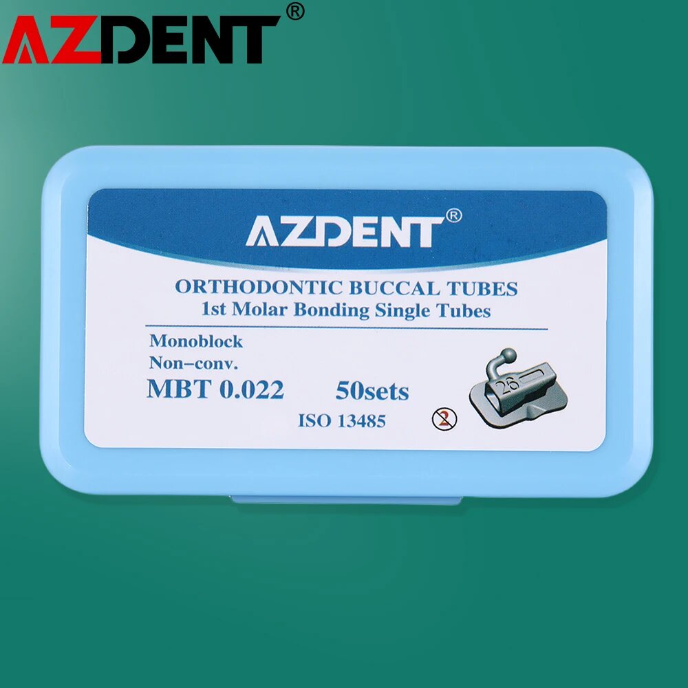 Букальные трубки AZDENT для моляров, цвет 2nd MBT 022
