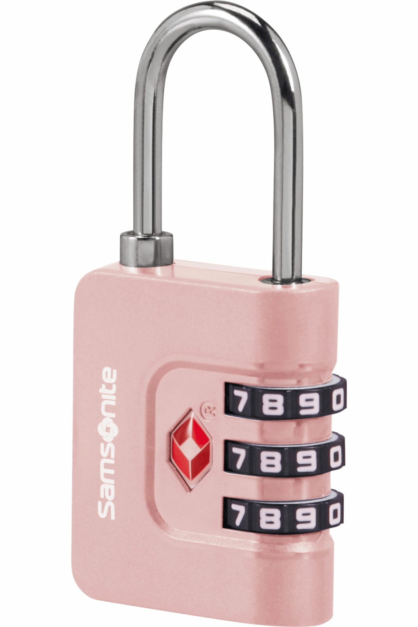 Навесной кодовый замок для чемодана Samsonite REVOLUTION Combilock 3 Dial TSA Rose
