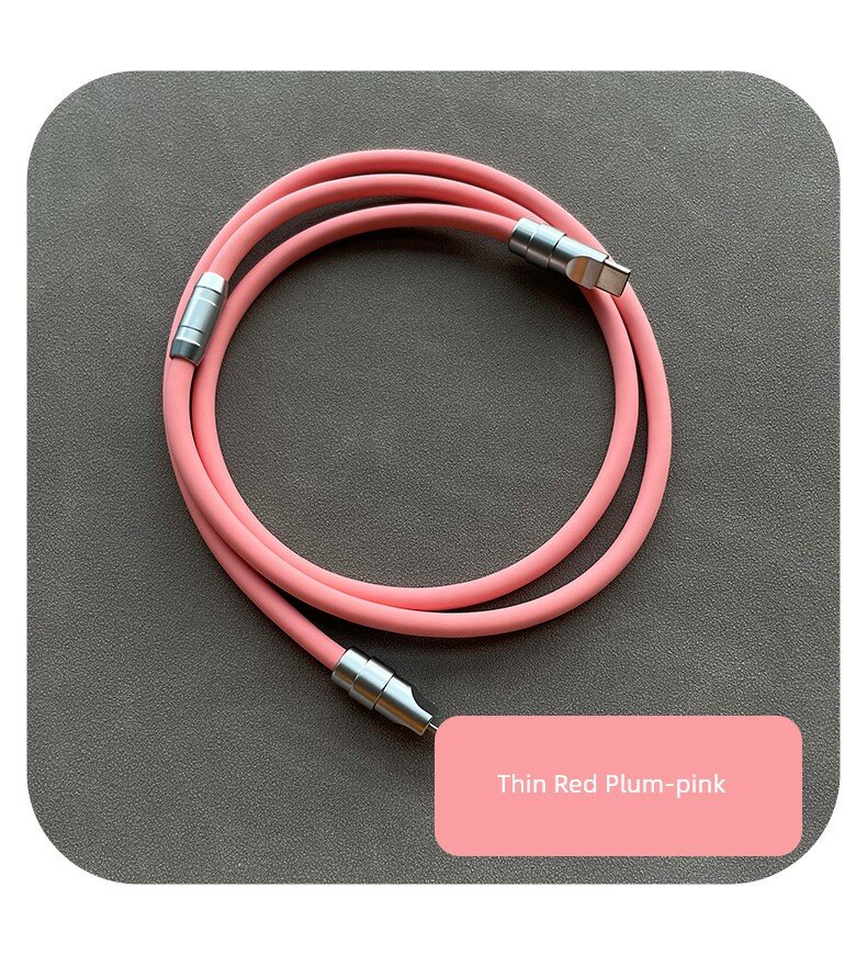 USB-C кабель 100 Вт для зарядки телефонов Huawei/Honor, 2,0 м, силиконовый, розовый