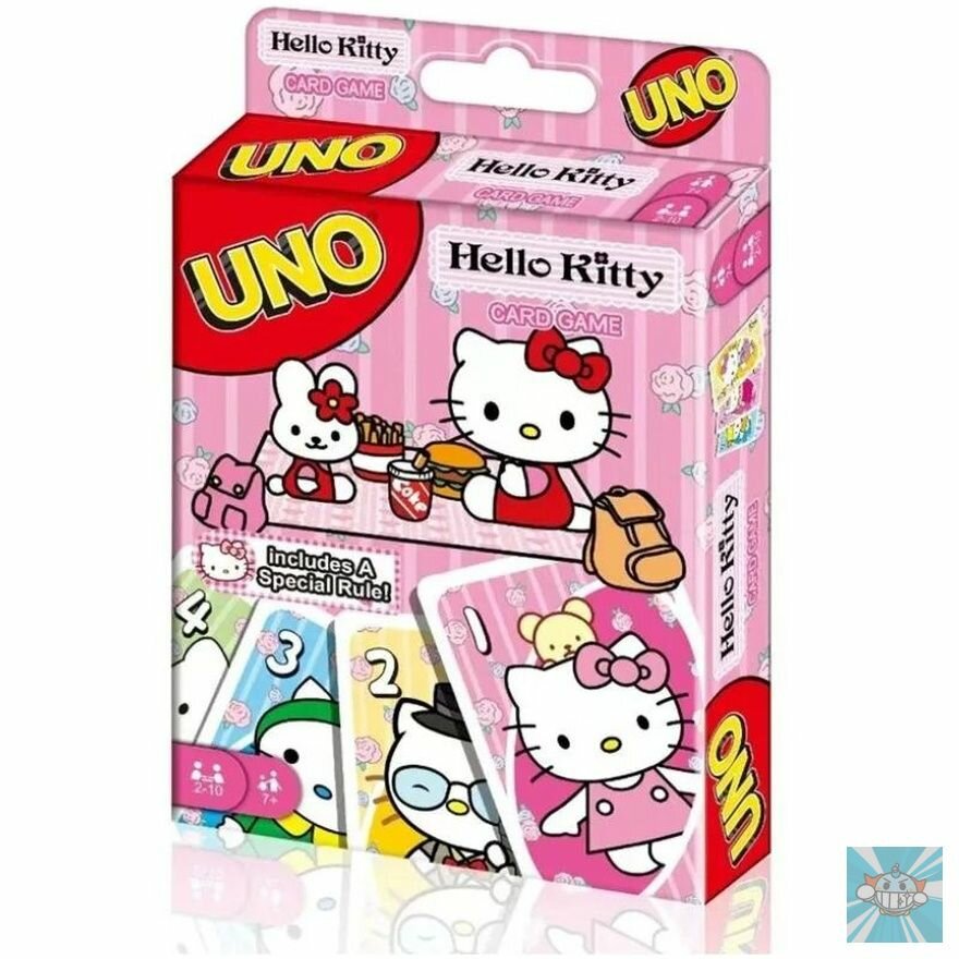 Настольная карточная игра UNO Hello Kitty карт, Привет, Новая версия игры для всей семьи