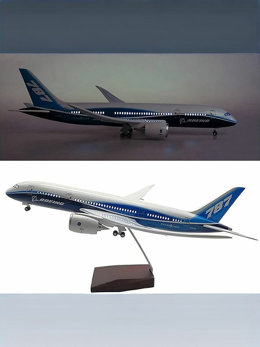 Модель самолета 47cm B787 Prototype — фото 1
