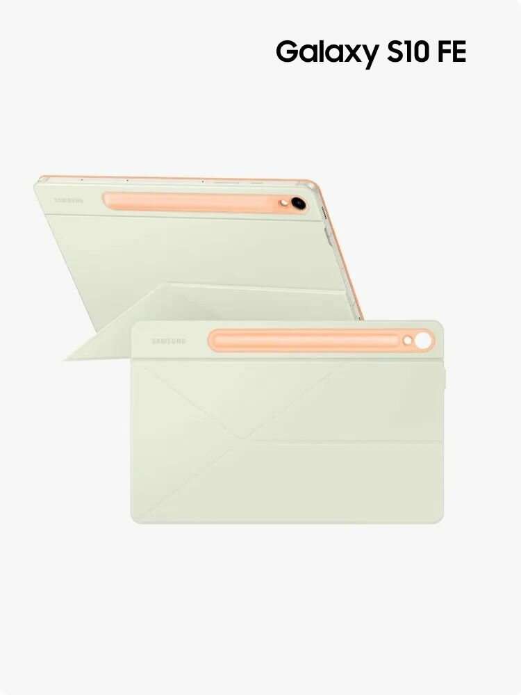 Чехол для Samsung Galaxy Tab S10 FE, оранжевый чехол-обложка с подставкой