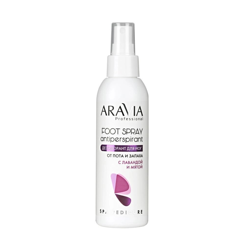 Aravia Дезодорант для ног с лавандой и мятой Professional Foot Spray Antiperspirant 150мл