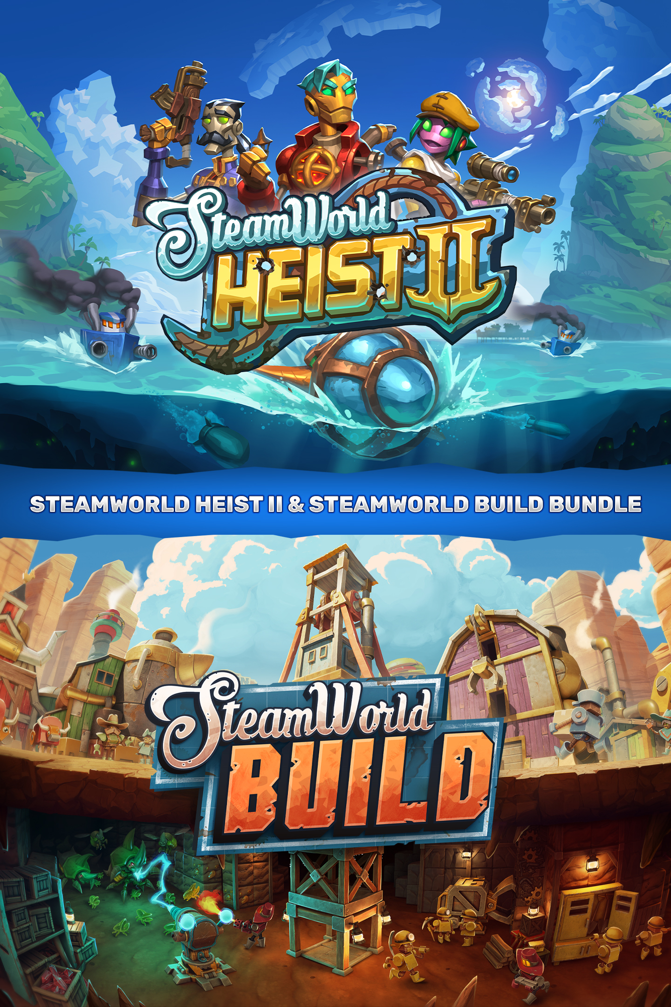 SteamWorld Heist II & SteamWorld Build Bundle — ключ активации Xbox / Microsoft Store · PC, Xbox One, Xbox Series X|S · цифровой ключ · любой регион