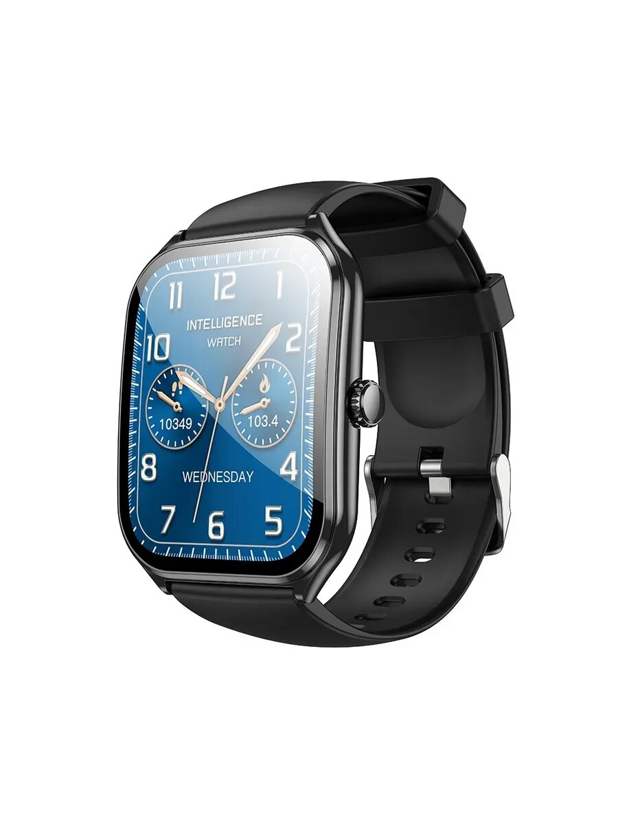 Смарт-часы Hoco Y28 Amoled Smart Sports Watch, с поддержкой звонков, цвет Black