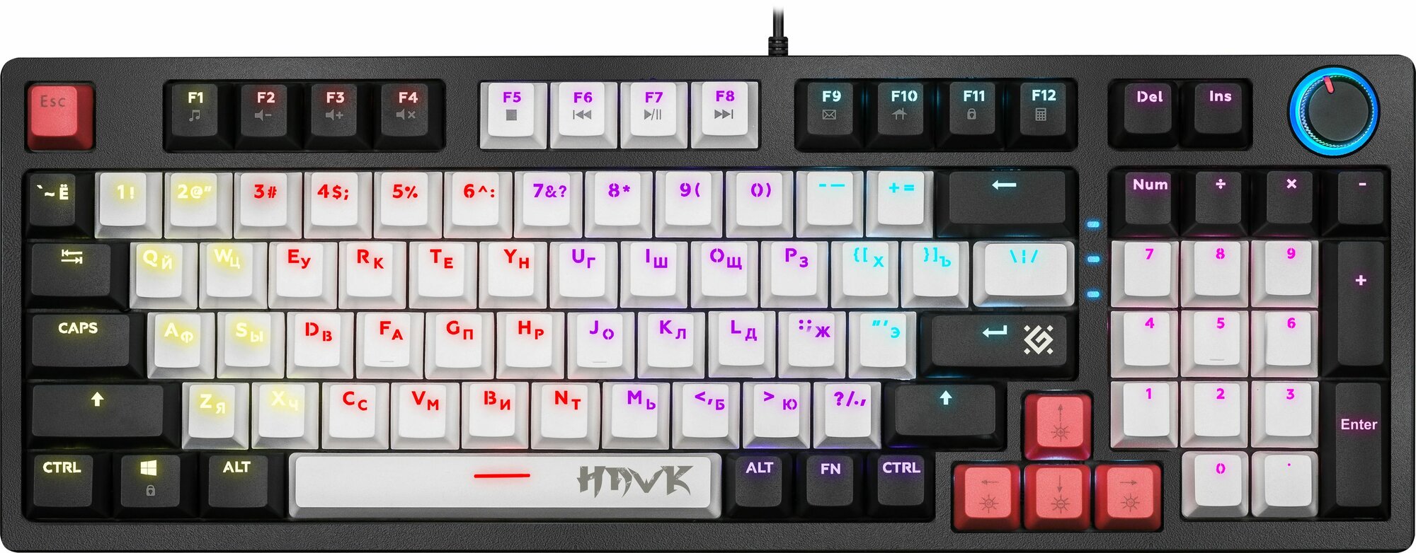 Игровая клавиатура Defender Hawk GK-418, черная