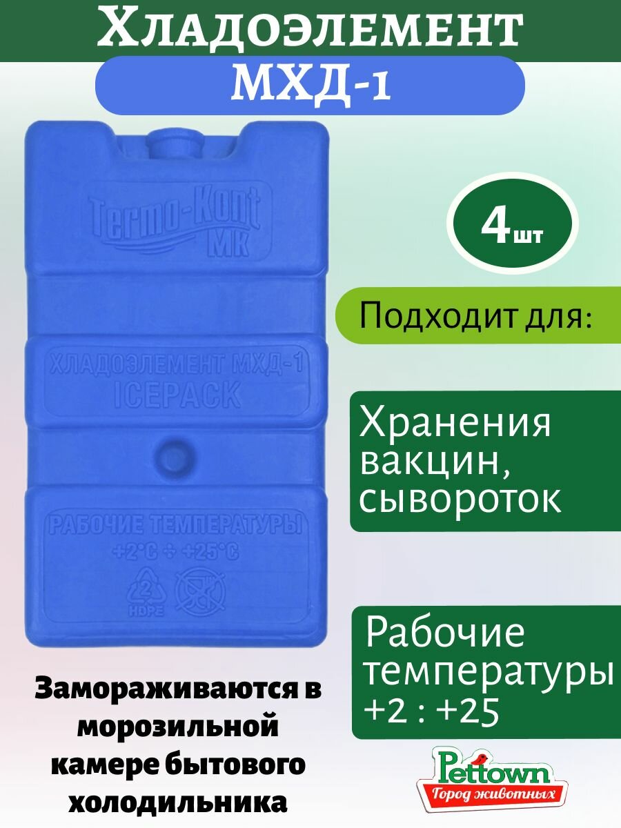 Хладоэлемент МХД - 1, 4 шт