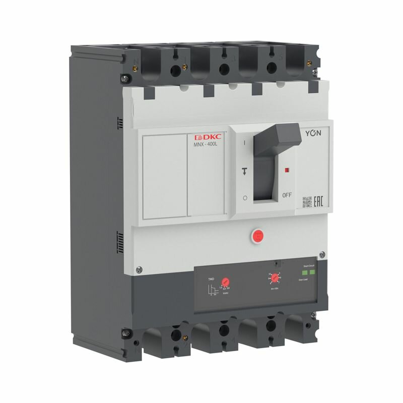 Выключатель автоматический 4P 400А 70кА pro MNX400L при AC415V расцепитель TMD YON MNX400L4PTMD0400