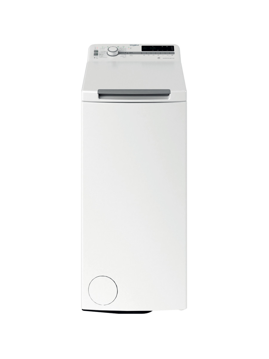 Стиральная машина Whirlpool TDLR 7231BS EU пан. англ. кл: D вертикальная, макс. загрузка:7кг белый