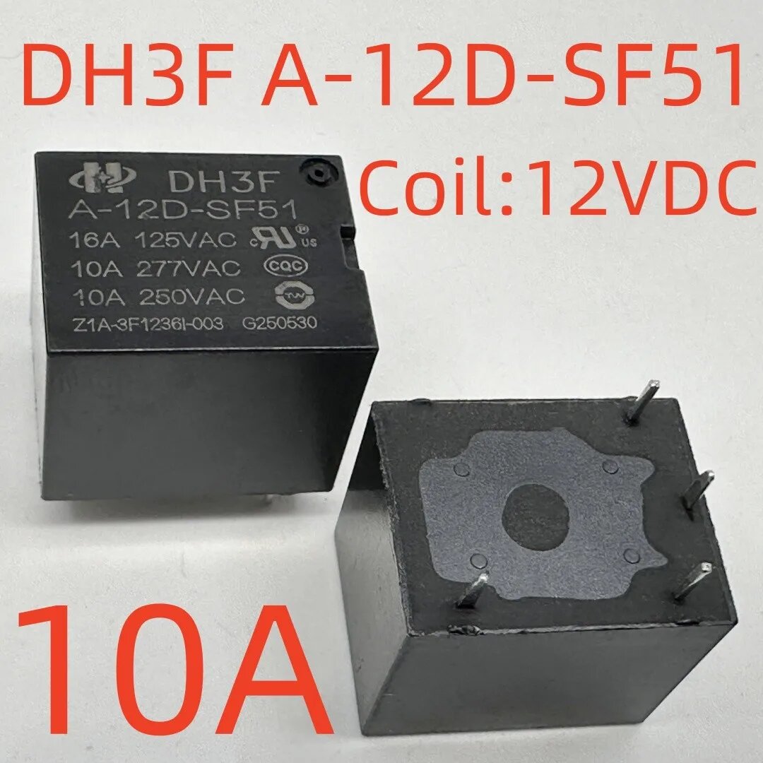 Реле DH3F A-12D-SF51 12VDC 10A
