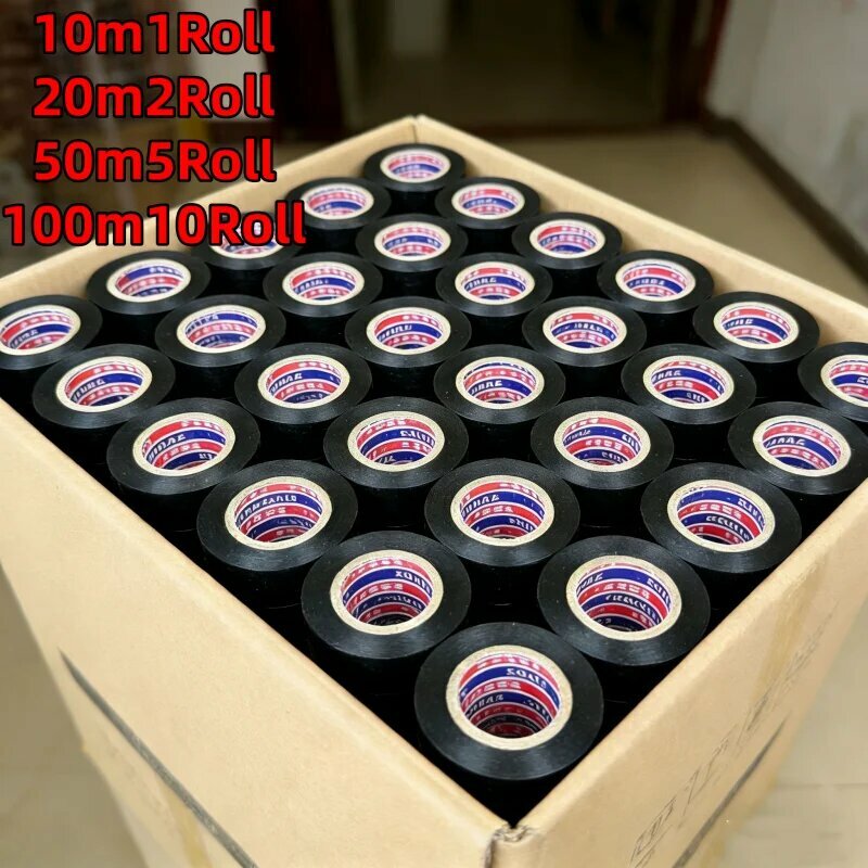 Черная термостойкая резиновая изолирующая лента 100M(10Roll )