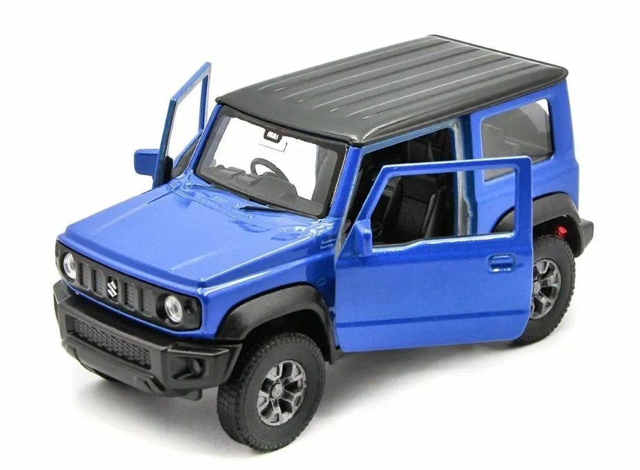 Игрушка Welly Машинка 1:38 Suzuki Jimny, пруж. мех, синий