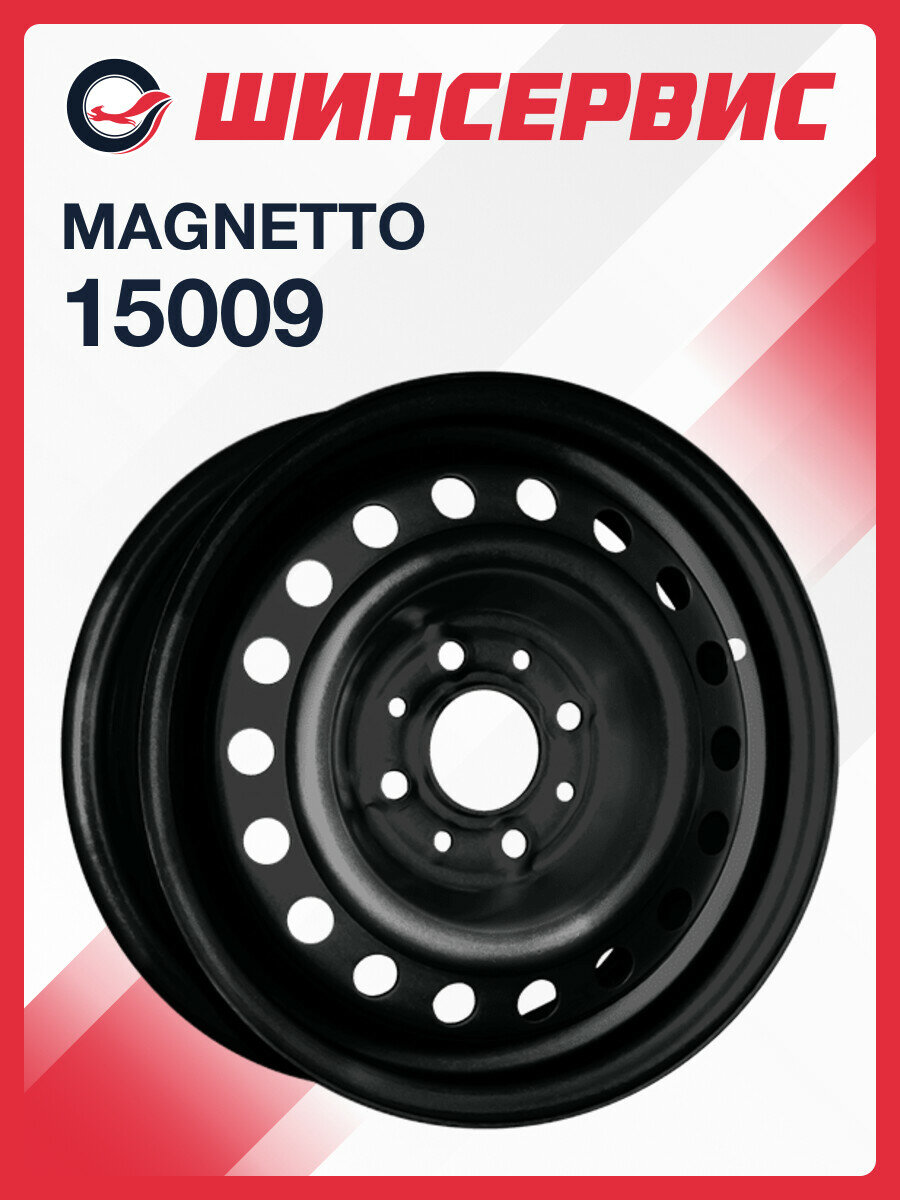 Стальной колесный диск Magnetto 15009 R15.0x6.0J 4x100.0 ET50.00 ЦО60.10 для автомобиля