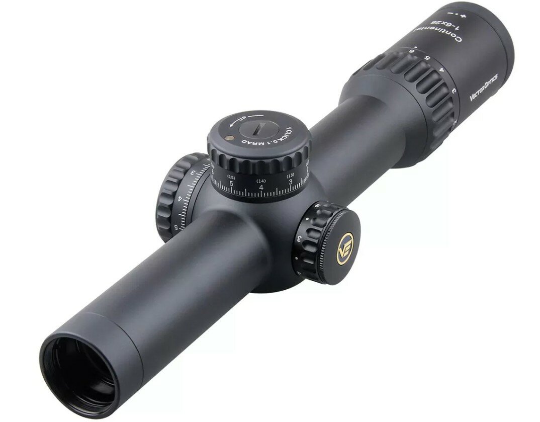 Прицел Vector Optics Continental 34mm 1-6x28 FFP, сетка VCT-BNW (MIL)