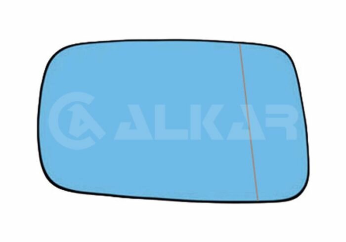 ALKAR 6422842 Зеркало/элемент правое асферическое, голубое стекло, подогрев для BMW 3 Convertible (E46) 4/2000-12/2006
