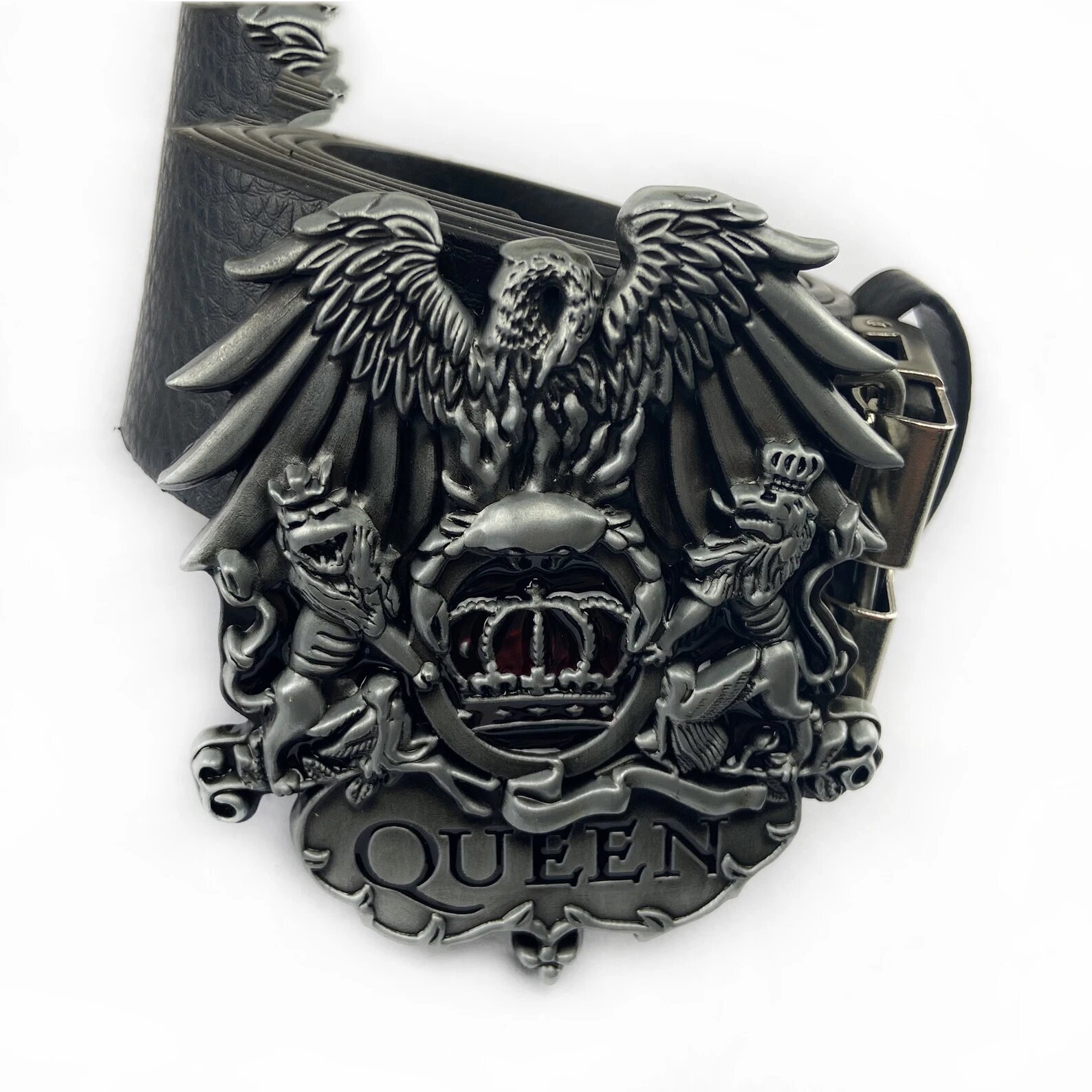 Металлическая винтажная пряжка для ремня WesBuck Queen Eagle buckle and belt