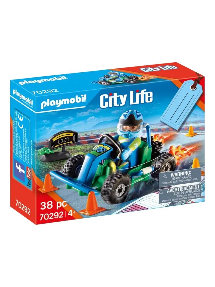 Playmobil-Мир Моби: Гонка на картинге-70292