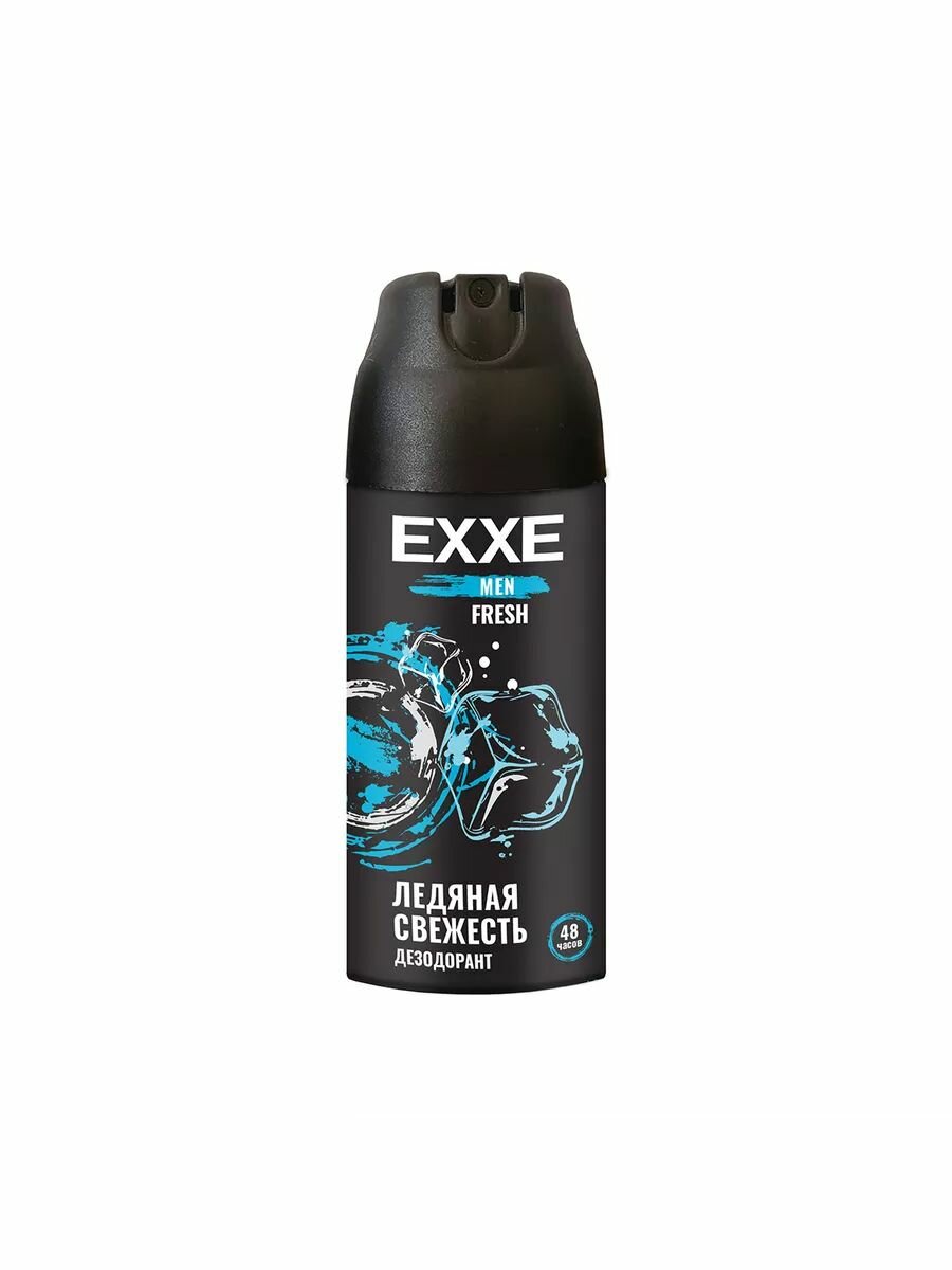 Эксе / EXXE Fresh - Дезодорант-спрей для тела мужской Ледяная свежести 150 мл