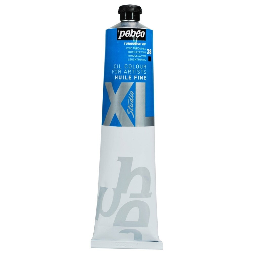 Краска масляная Pebeo XL, 200 мл, ярко-бирюзовый