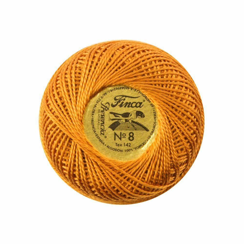 Мулине PRESENCIA HILATURAS "Finca Perle", Жемчужное, №8, однотонный цвет 8069, 1 шт