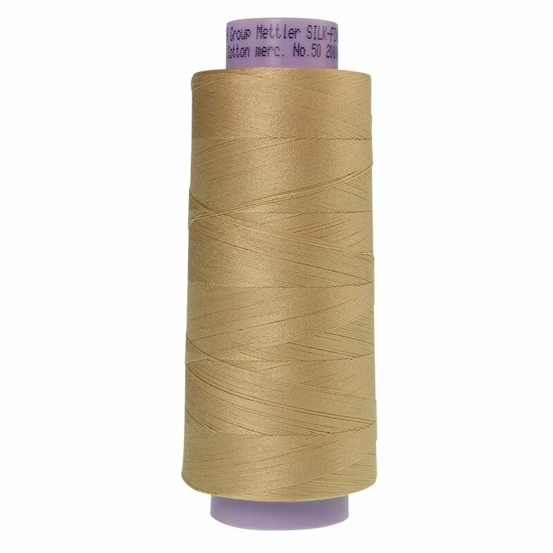 Нить для машинного квилтинга METTLER "Silk Finish", Cotton 50, 1829 м, цвет 0265, Ivory