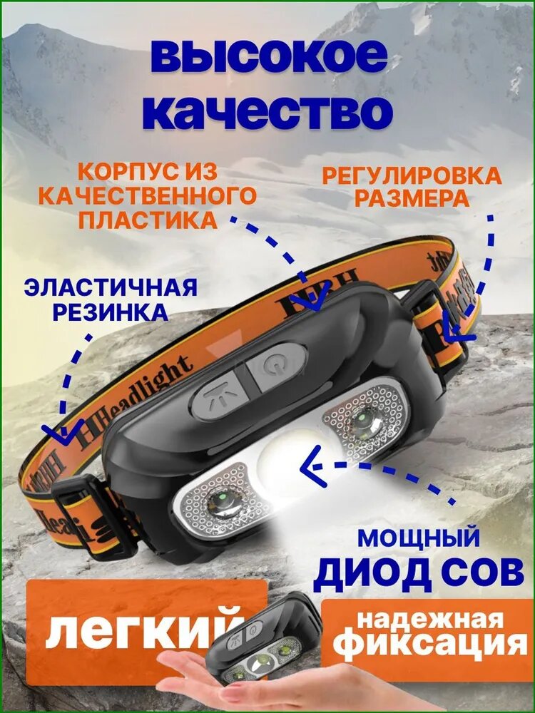 Налобный фонарь — фото 1