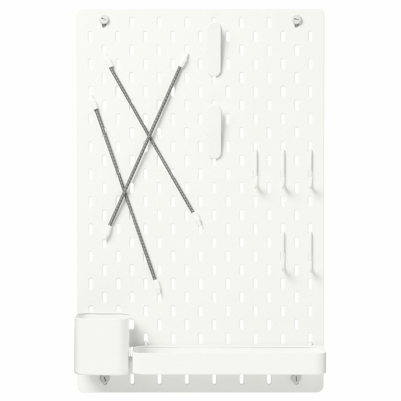 Флипчарт IKEA SK DIS комбинация перфорированной панели, белый, 36x56 см 496.375.46