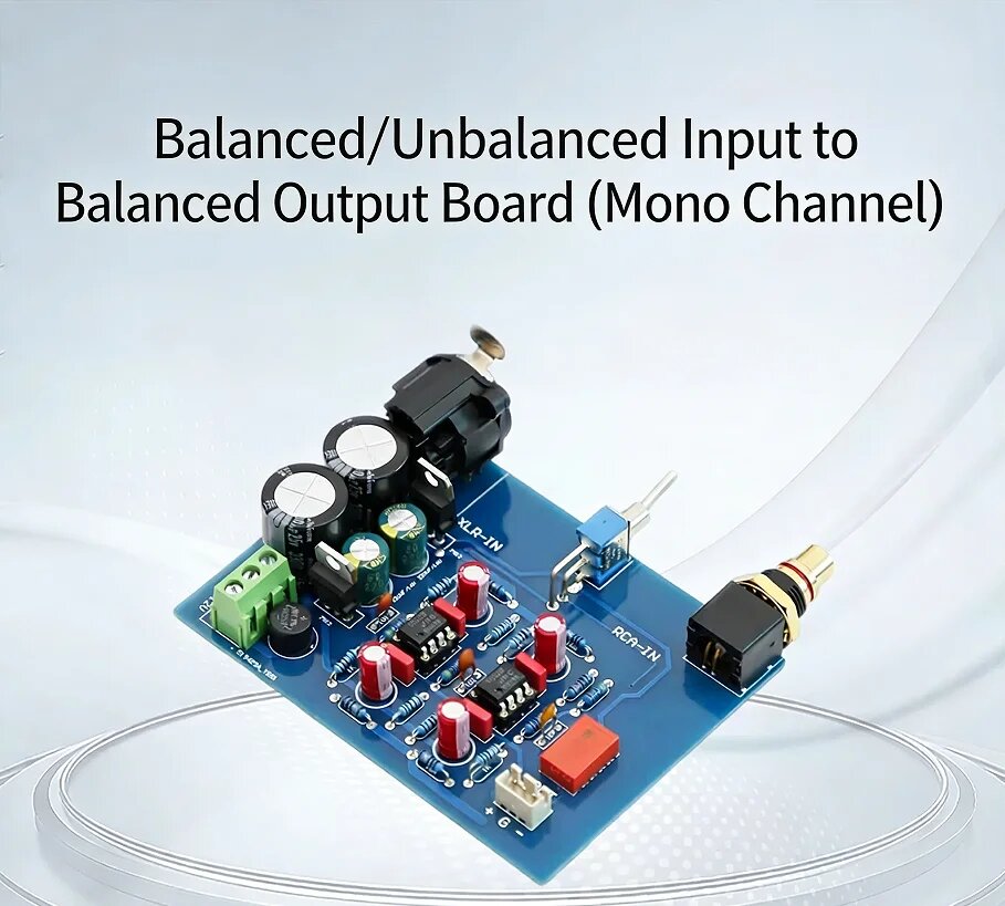 Mono Board JRC5532 XLR Amp Board SENGTERBELLE