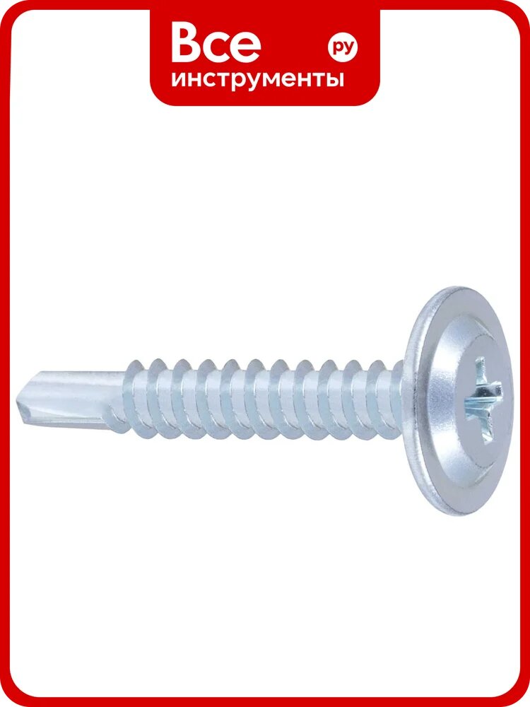 Саморез FastenPro ШСММ сверло усиленный 4,2x13 200 шт, FP-пл. конт 280 мл 14-0020629 оцинкованная сталь