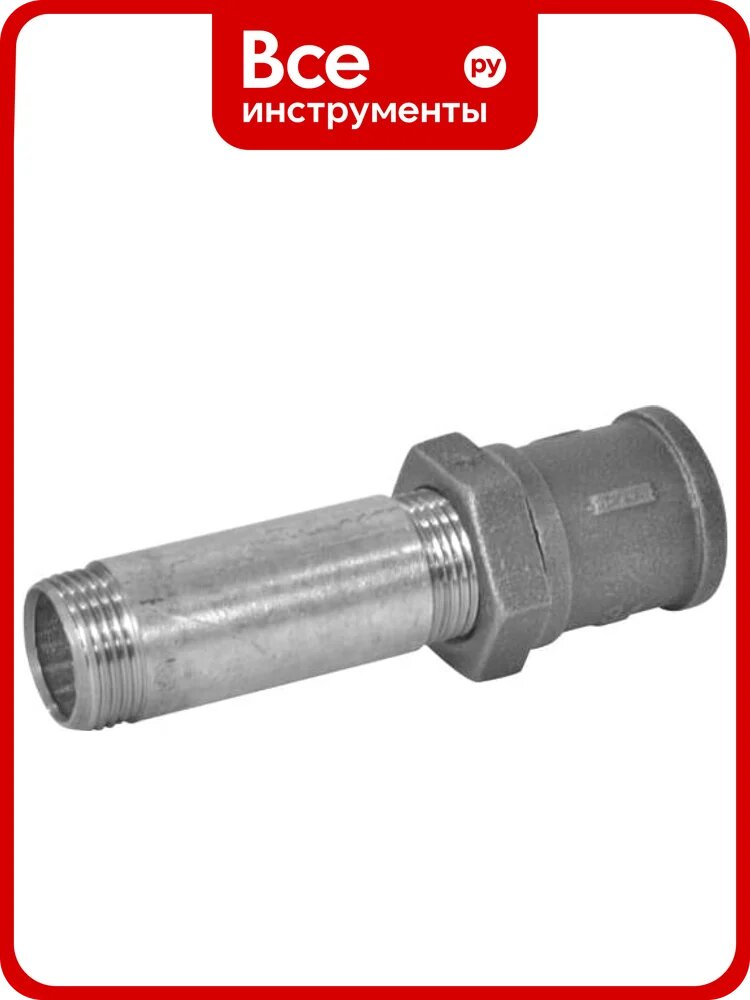 Сгон Fittex PLUS оцинкованная сталь, в/к, Ду32 L=130мм 129-6452