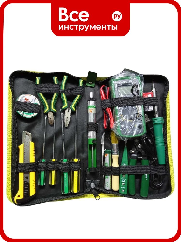 Набор инструмента электрика WYNNS 17пр. W017B/ Tools, ремонта электроники