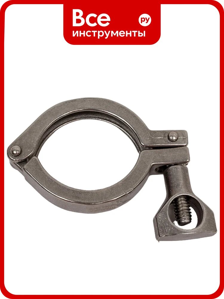 Хомут TITAN LOCK 1in, CLAMP 1-осевой DN25 нерж. 304 TL25CLC, одноосевой, из нержавеющей стали, для трубных систем